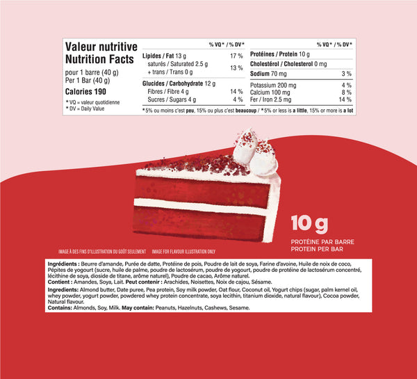 Red Velvet Protein Bar – Grandma Emily Inc.